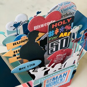 Custom Explosion Box Card Personalized Handmade Custom - Etsy