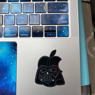 Hackintosh Apple Skull Logo Custom Mash up MacBook iPhone Laser Printed ...