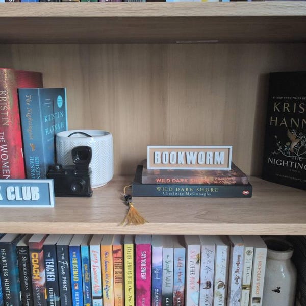 Bookshelf Street Sign - Bookish / Booktok Accessory - Customize and ...
