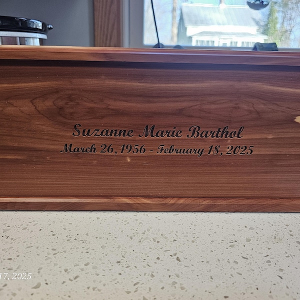 Cedar Wooden Companion Urn – Holds 400 Cubic Inches - Etsy