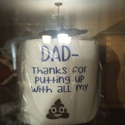 Father's Day Toilet Paper, Dad You're the Poop Toilet Paper, Funny ...