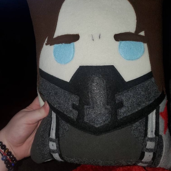 Captain America, Winter Soldier, Bucky Barnes Pillow, Plush, Cushion ...