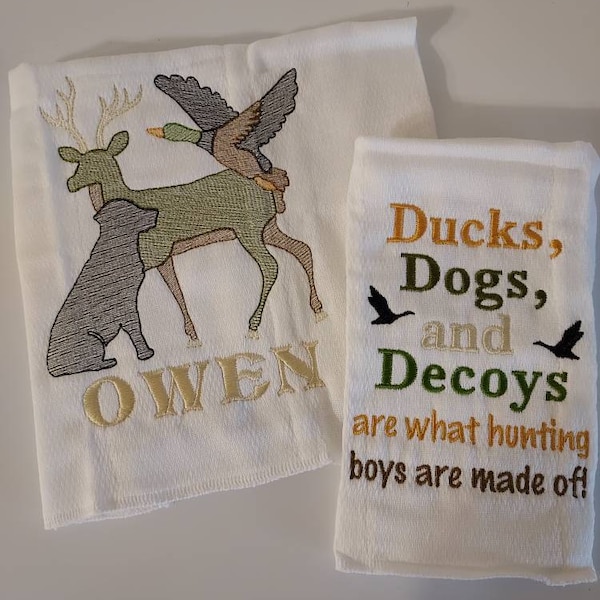 Hunting Trio Quick Stitch Embroidery Design, Hunting Light Filled ...