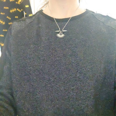 Spike Chain Choker Necklace Gothic Jewelry Spike Necklace Emo Jewelry ...