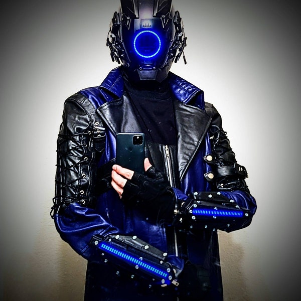 PULSE//V2:NANO Sound Reactive LED Cyberpunk Gauntlets (bracer Variant ... PULSE//V2:NANO Sound Reactive LED Cyberpunk Gauntlets (bracer Variant ...