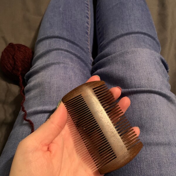 A Fine Double Toothed Historical Comb Fine Gentleman's Comb Natural ...