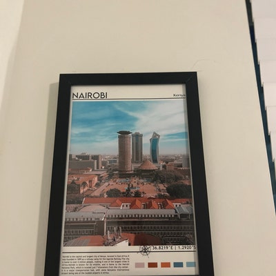 Nairobi Print Nairobi Poster Nairobi Wall Art Nairobi - Etsy
