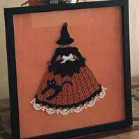 Halloween Witch Doily Girl Crochet Pattern - Etsy