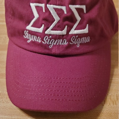 Sigma Sigma Sigma Baseball Cap Custom Color Hat and - Etsy
