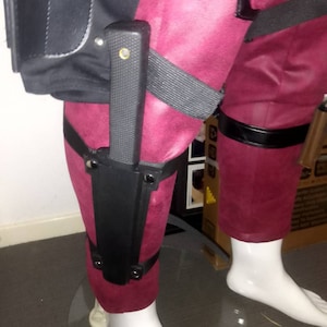 Deadpool Leg Knife and Sheath DP 2 Movie Inspired - Etsy
