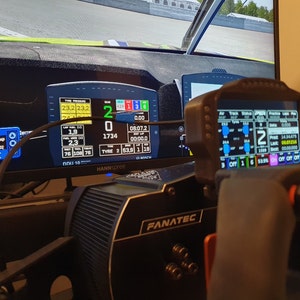 Sim Racing Dashboard Touchscreen Display Leds RPM Simhub PSR - Etsy