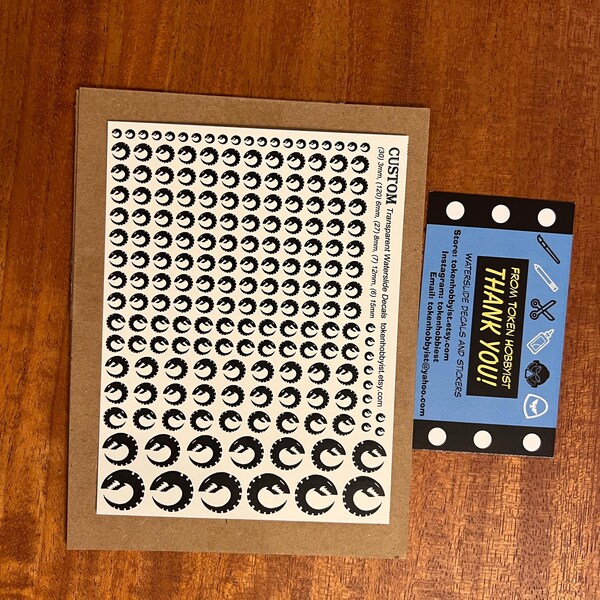 Waterslide Decals and Transfers for Tabletop Miniatures / Roleplaying ...