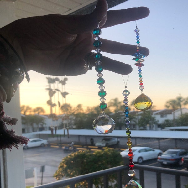 Swarovski Crystal Ornaments/ Window Suncatcher/ Car Charm/prism ...