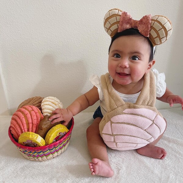 Concha Baby Costume, Concha Costume, Concha Pandulce, Baby Costume ...
