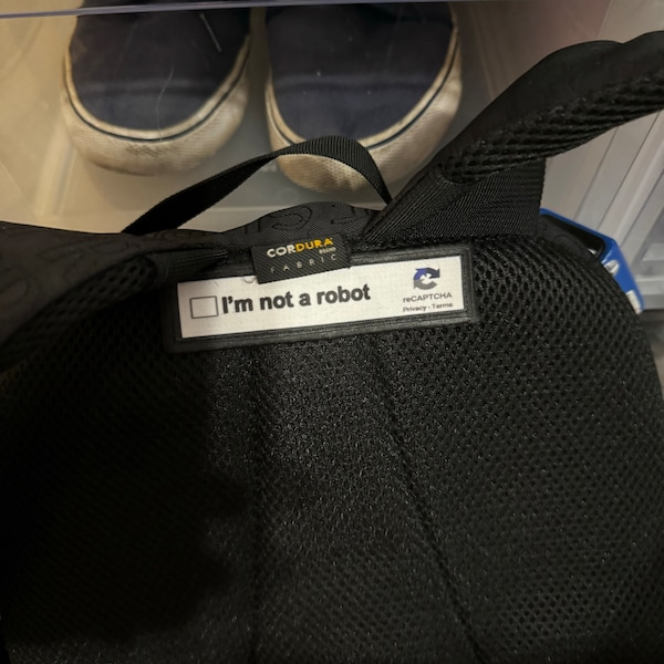 1x4 I'm Not a Robot Morale Patch 1x4" Made in the USA! - Etsy