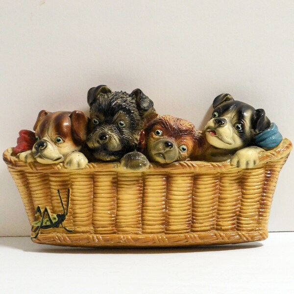 Vintage Barkcloth Zoo Animals Curtain Panel. Mid-century Design ...