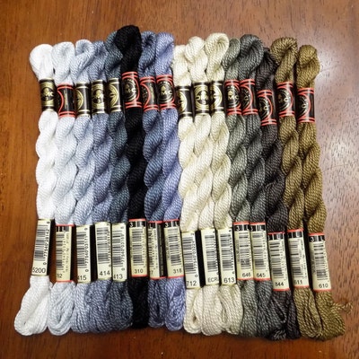 Perle Cotton Size 3, DMC Perle Cotton, DMC Threads, Needlepoint, Cross ...