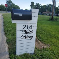 Script Address Sign ,script House Numbers, Custom House Numbers Sign ...