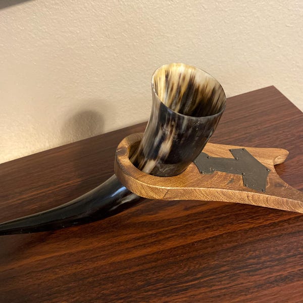 Handcrafted Beard Comb for Men Drakkar Viking Design Made From Ox Bone ...