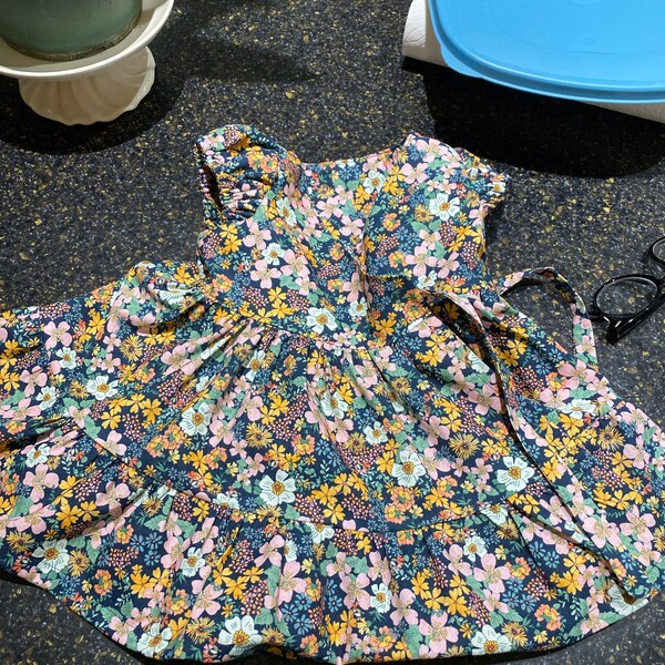 Wrap Dress Sewing Pattern / Front Button Dress Sewing Pattern / PDF ...