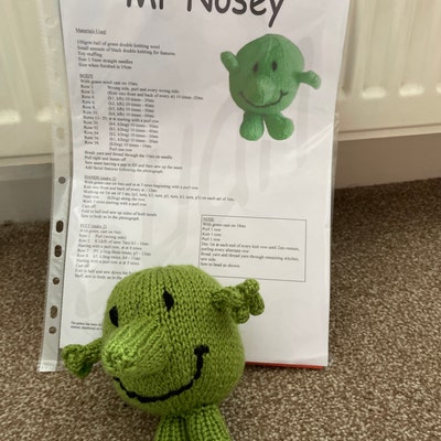 Mr Men Look Alike Knitting Patterns Series 2 - Etsy UK