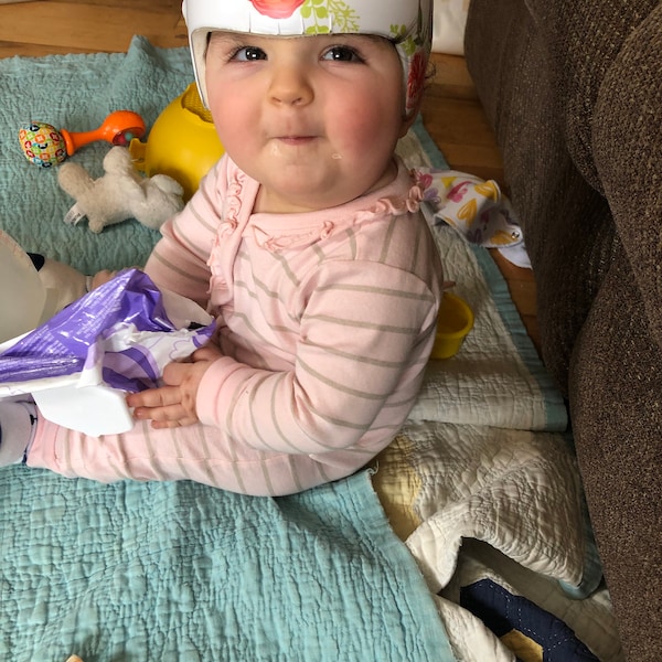 Floral, Cranial Helmet Decal, Doc Band Wrap, Doc Band Decal, Baby ...