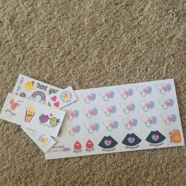 Prenatal Appointment Pregnancy Planner Stickers - OB Ultrasound - Etsy