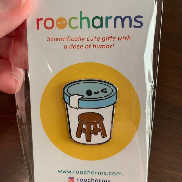 Stool Sample Enamel Pin, Funny Gift for Nurses, Nursing Students ...