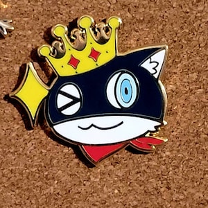 Phantom Thief Morgana mona Enamel Pin - Etsy