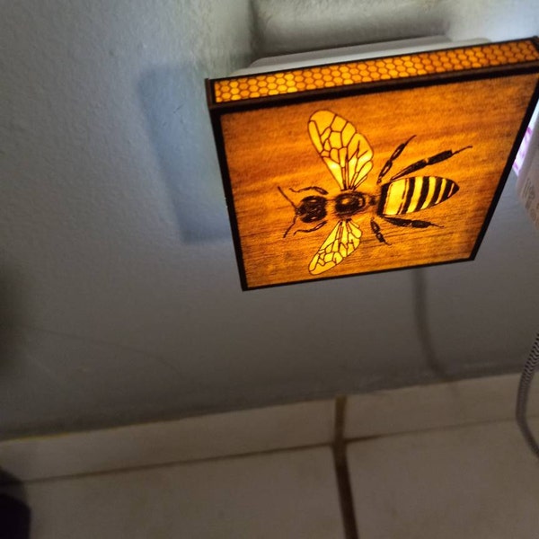 The Bee Night Light - Garden, Insect, Bug, Bugs Lantern - Etsy