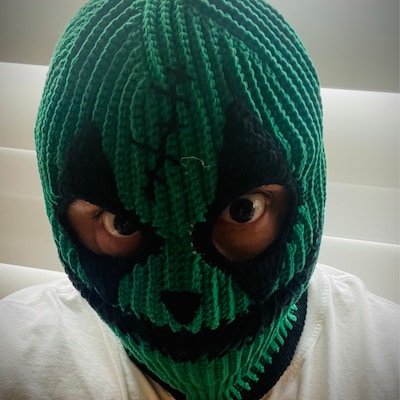 Custom Joker Crochet Clown Ski Mask for Men and Woman Creepy Knitted ...
