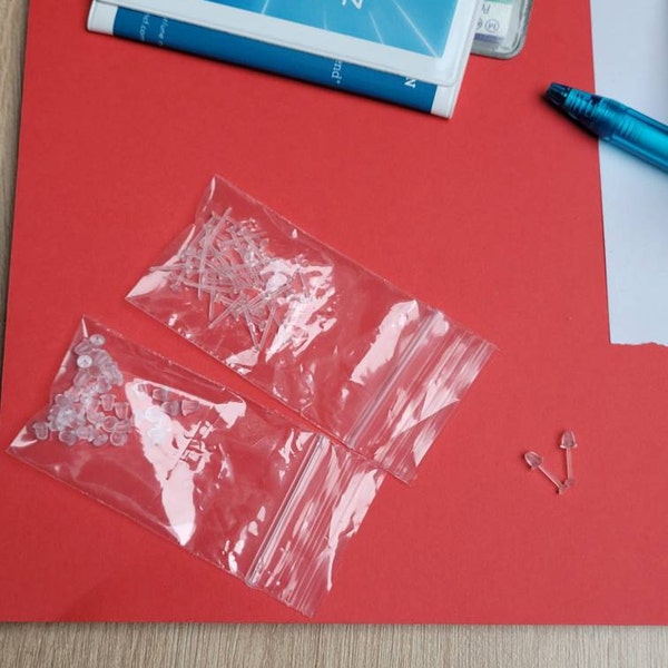 Clear Septum Retainer. Invisible Plastic Septum Ring Piercing. Clear ...