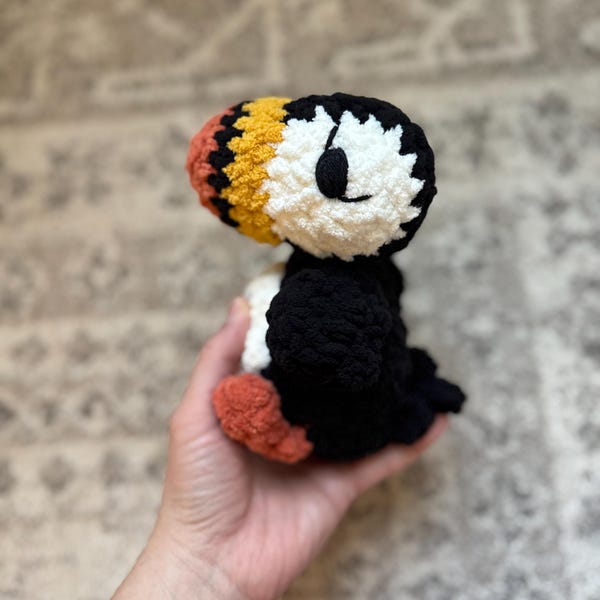 MINI Perceval Puffin Amigurumi Pattern, Digital Crochet Puffin Pattern ...