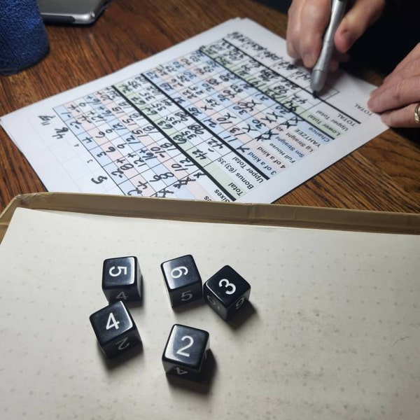 Custom Dice / One D6 /text on All Six Sides / Numbers and Letters Only ...