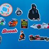 LH44 Multi Font Lewis Hamilton Sticker F1 Sticker Formula One ...