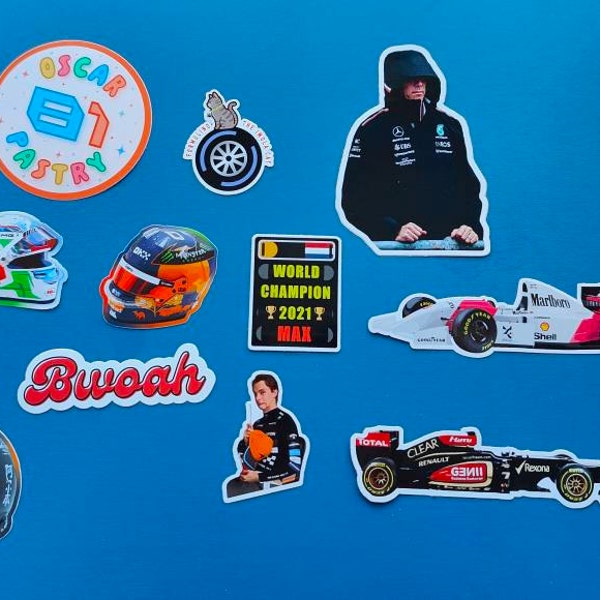 Fastest Lap Sticker Pack F1 Sticker Formula One Motorsport - Etsy