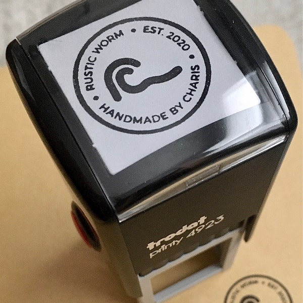 CUSTOM Rubber Stamp, Custom Stamp, Logo Stamp, Personalized Rubber ...