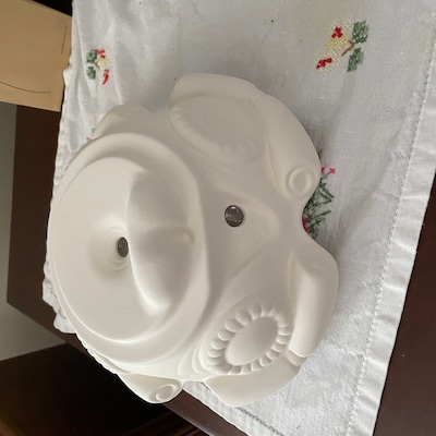 Large Tree Base Ceramic Bisque Tree Base Ready to Paint Atlantic Mold ...