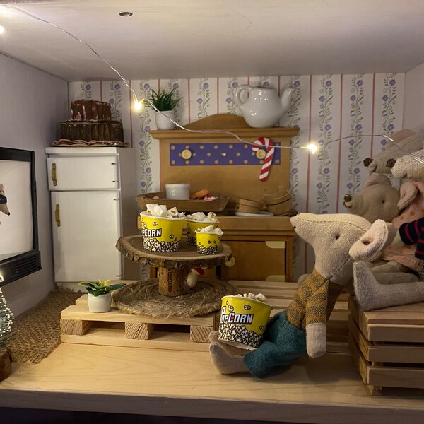 Instant Download Miniature Popcorn Bucket DIY Printable PDF Template ...