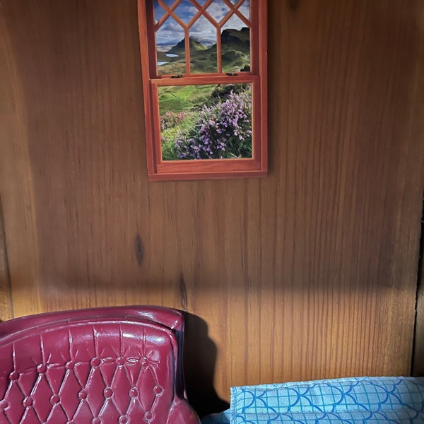 Miniature PAPER Windows With Views of Scottish and English Landscapes ...