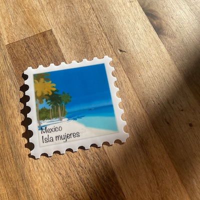 Dominican Republic Travel Stamp Sticker Santo Domingo Pico - Etsy