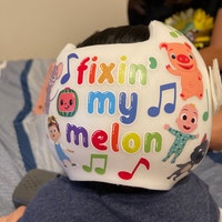 Custom Design Doc Band Decoration Decals, Stickers, Cranial Helmet ...