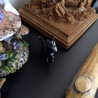 White Owl Griffin Figurine Snowy Gryphon Sculpture TO ORDER Tiny Clay ...