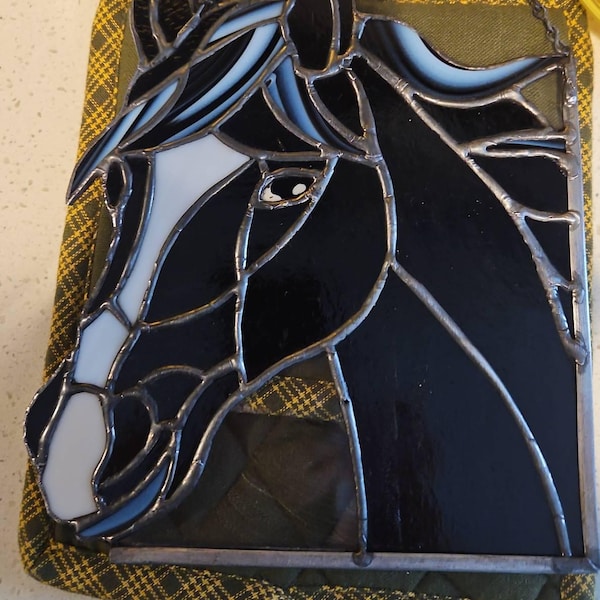 Holstein Cow Stained Glass Pattern, Stain Glass PDF Pattern, Modern ...