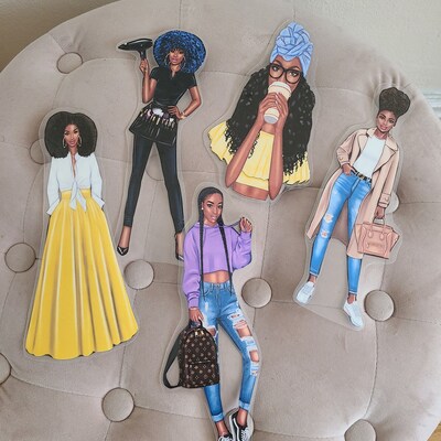 African American Bookmark Set black Girl Bookmarksblack Girl Magic ...