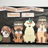 Thankful Pups - Fall - Thanksgiving - November Bulletin Board Kit - Etsy