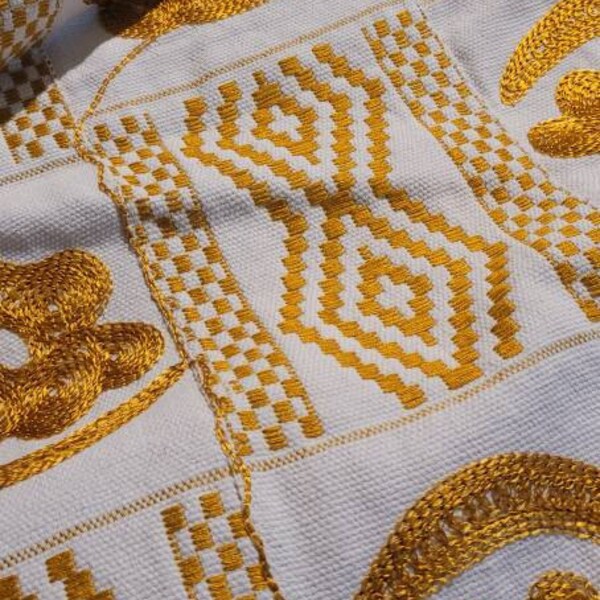 Ghana Handwoven Kente Fabric/kente Cloth Called Fatia Fata Nkrumah - Etsy