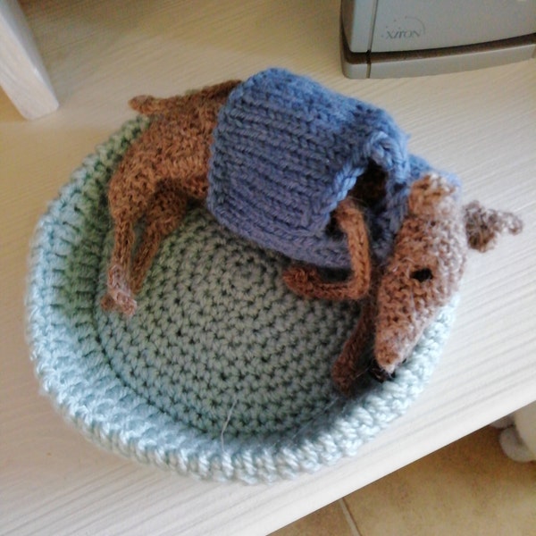 Lurcher Knitting Pattern - Etsy
