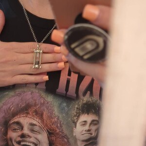 Celestial Rhinestone Solar System Necklace, Galaxy-inspired Jewelry ...