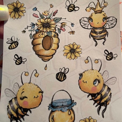 LEE'S Bees//printable Weekly Kit // Printable PDF // Cut Line Files ...